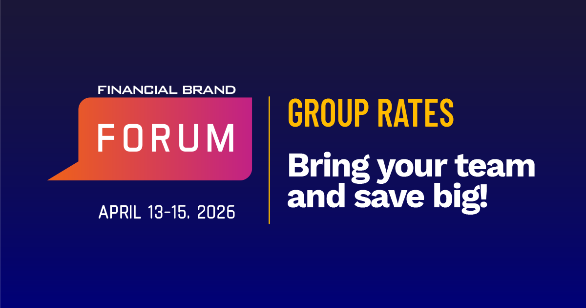Group Rates for The Financial Brand Forum